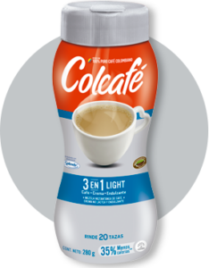 Paleta con almendras de Colcafé 3 en 1 light - Colcafé